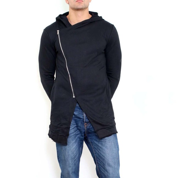 KA Fashions | Sweaters | New Asymmetrical Zip Up Hoodie | Poshmark